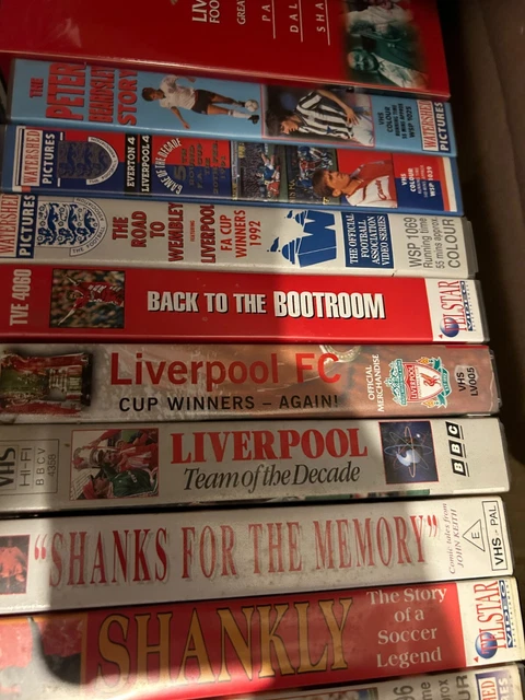 LIVERPOOL FOOTBALL FC VHS Video's - Select The One You Want (Free P+P ...