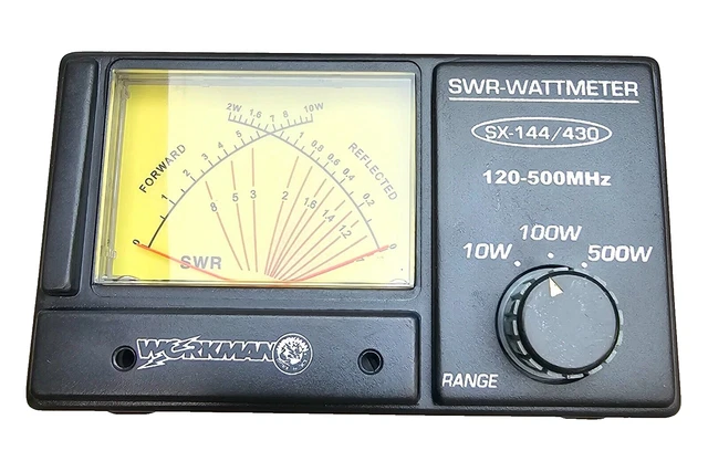 WORKMAN LIGHTED ALL Function Test Meter with 500 Watt Load Lap- SWR ...