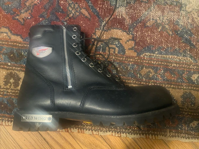 RED WING MOTORCYCLE Boots 979 Steel Toe Men's Size 11.5 £112.55 ...