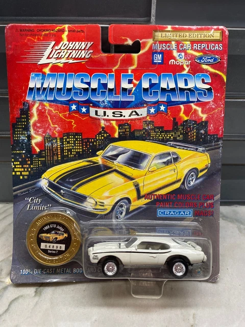 JOHNNY LIGHTNING MUSCLE Voitures USA 1969 Pontiac GTO Judge - Blanc EUR ...