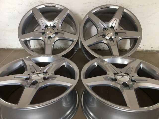 ORIGINAL AMG JANTES 18 Pouces Chrome Effet Mercedes SLK SLC R172 R171 ...