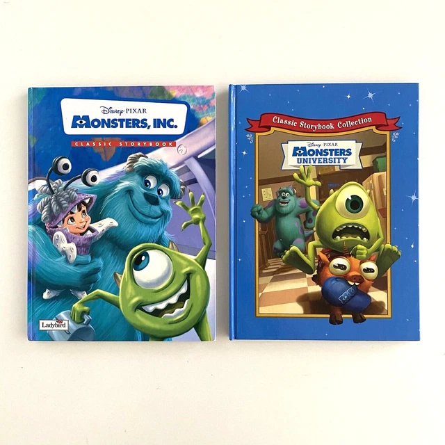LOT OF 2 Monsters Inc and Monsters University Disney Pixar Hardcover ...