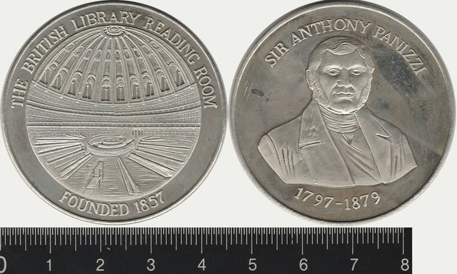 GREAT BRITAIN: THE British Library Reading Room medal Sir Anthony ...