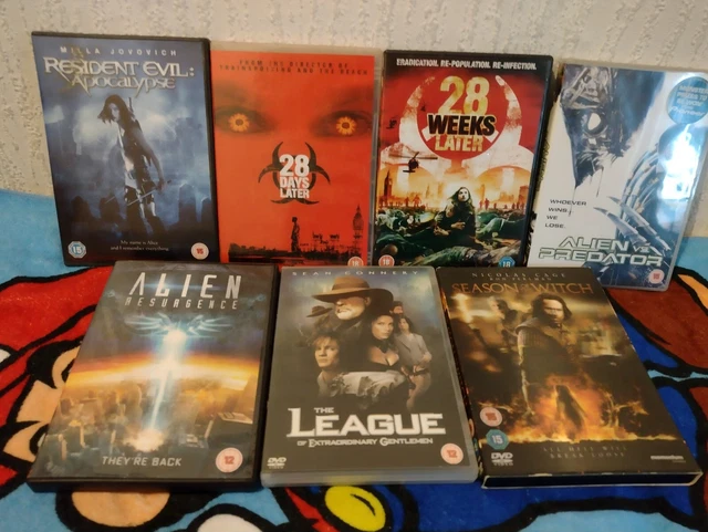28 DAYS LAYER, Resident Evil, Alien vs Predator + Others DVD Bundle | 7 ...