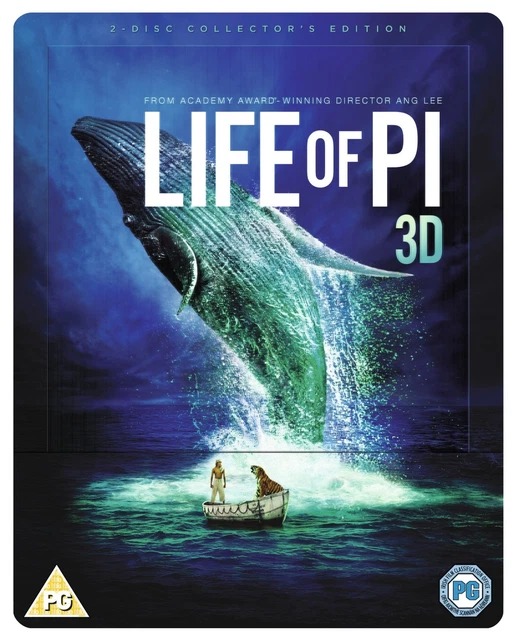 LIFE OF PI Limited Steelbook 3D+2D Blu-ray Lenticular £36.82 - PicClick UK
