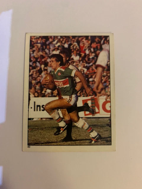 1980S SCANLENS RUGBY LEAGUE STICKER - #40 Joe Squadrito South Sydney ...