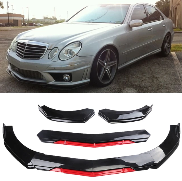 FRONT BUMPER LIP Splitter Spoiler Body For Mercedes Benz W211 E500 E350 ...