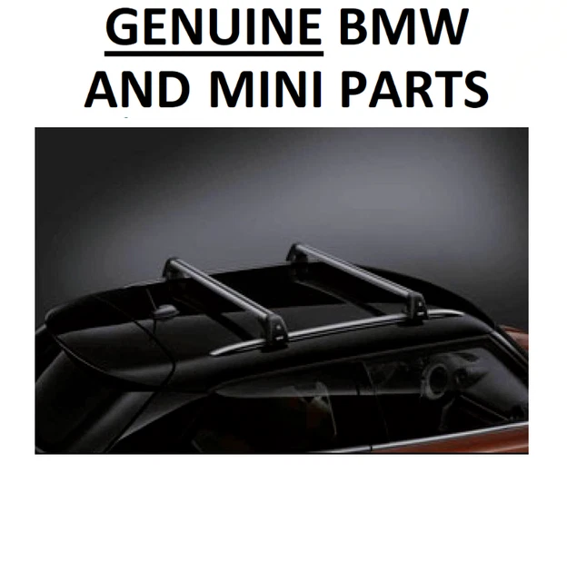 GENUINE MINI F55 lockable Roof Rack Bars Rails 82712327919. PAIR. 8X £ ...