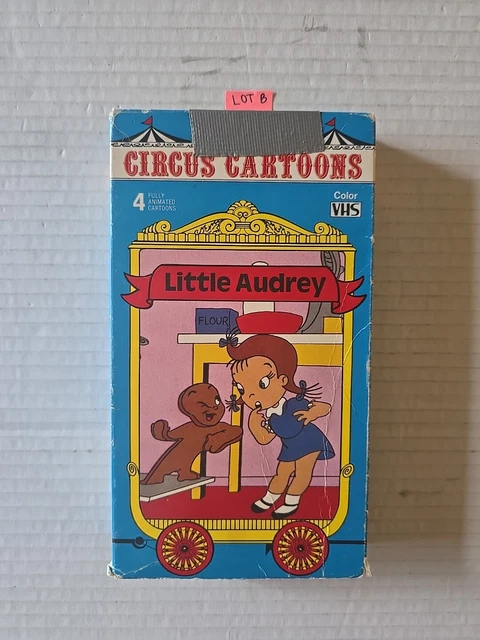 CIRCUS CARTOONS: LITTLE Audrey (VHS,1987) 4 fully animated Cartoon ...