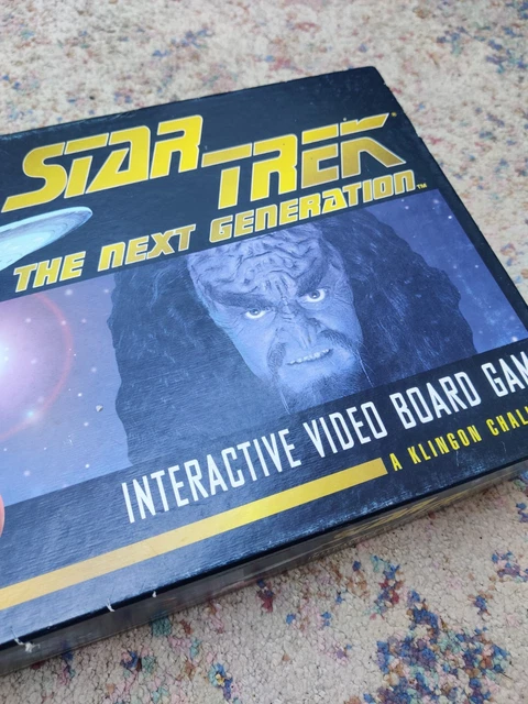STAR TREK THE Next Generation Interactive VHS Video Board Game Complete ...