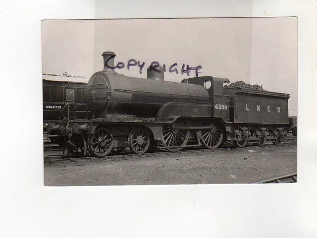 RAIL PHOTO LNER 440 D2 4390 Doncaster shed Yorkshire £2.69 - PicClick UK
