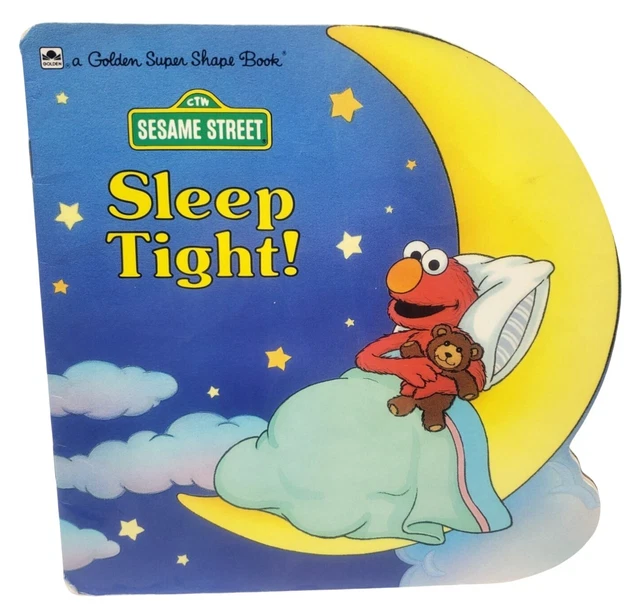 SESAME STREET SLEEP Tight Golden Super Shape Book By Constance Allen ...