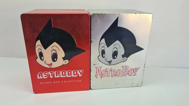 VERY RARE ASTRO Boy Deluxe DVD Collection 1 And 2 In Tin Box Set 22 DVD ...
