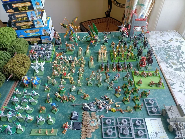 VINTAGE WARHAMMER 40K Job Lot | Eldar,Undead,Bretonnians,Necrons & More ...