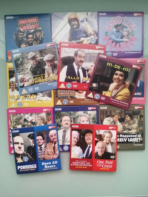 BBC TV CLASSIC Comedy Collection 17 x Promo DVDs ONLY FOOLS PORRIDGE ...