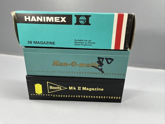HANIMEX DELUXE HAN-O-MATIC Slide Magazine 36 x 3 (T309) £12.00 ...