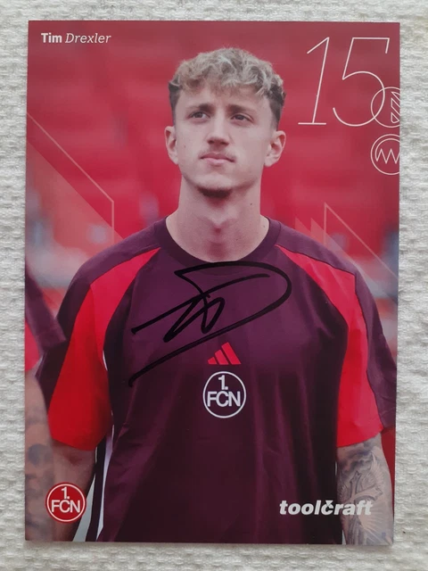 AUTOGRAMMKARTE TIM DREXLER 1. FC Nürnberg Saison 2025/2026 EUR 1,00 ...