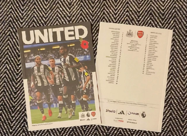 NEWCASTLE UNITED VS Arsenal - 2024/25 Premier League Match Day ...