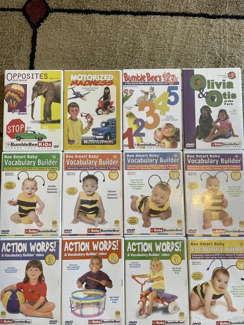 BEE SMART BABY, Vocabulary Builder 1-5 Bumblebee Kids Lot Of 14 DVDs £ ...