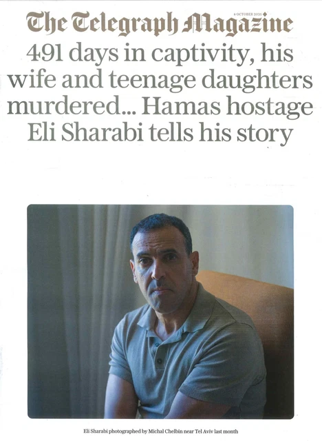 MAGAZINE TELEGRAPH: OTAGE Du Hamas Eli Sharabi, Alan Davies, R. Madeley ...