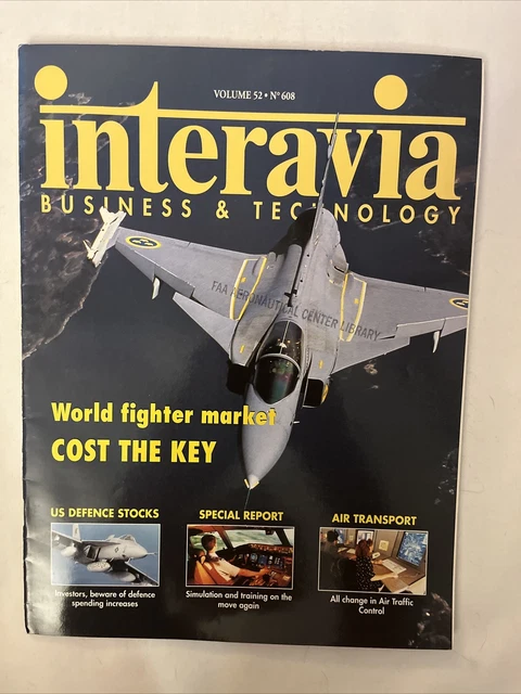 1997 AVRIL INTERAVIA Business & Technologie Monde Fighter Market (MH619 ...