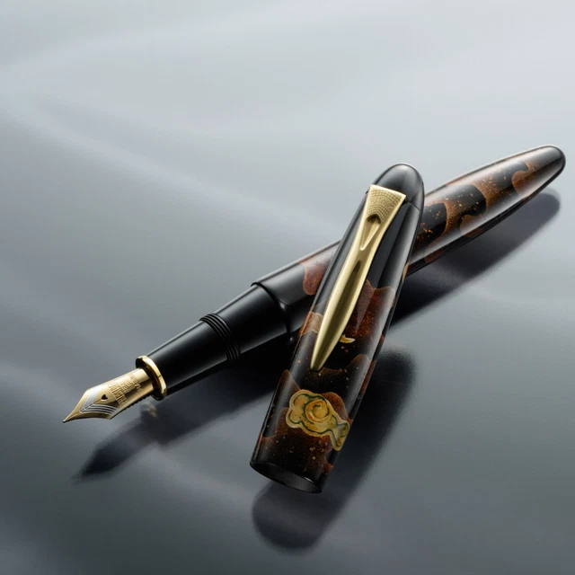 PLATINUM IZUMO YAKUMO Nuri PIZ-80000N #92 "Ginsen Togi Yakumo" Nib 18K ...