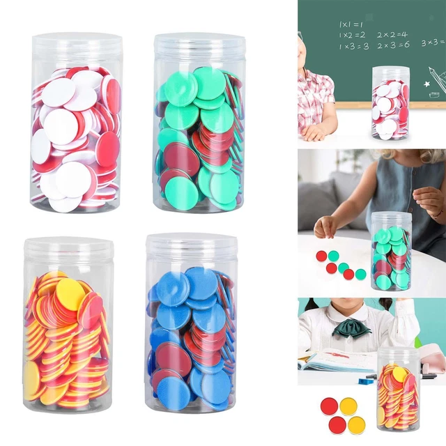 100X COUNTING DISCS Markers Learning Counters Math Manipulatives ...