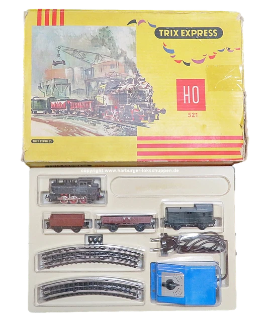 H0 / TRIX-EXPRESS-521, Nostalgie Dampflok Startset, Werkstattgeprüft ...