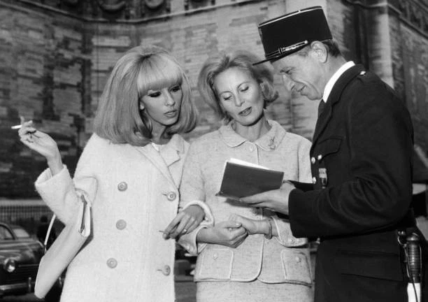 DANY SAVAL MICH LE Morgan & Simon Andreu during filming film Const- 1963 Photo $9.00 - PicClick AU
