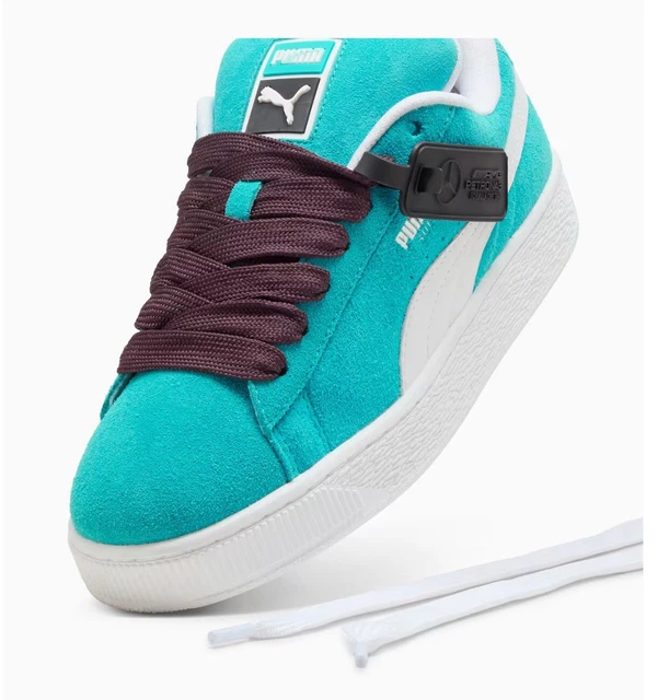 UK 10 PUMA Mercedes-AMG Petronas F1® Suede XL Sneakers Unisex Trainers ...