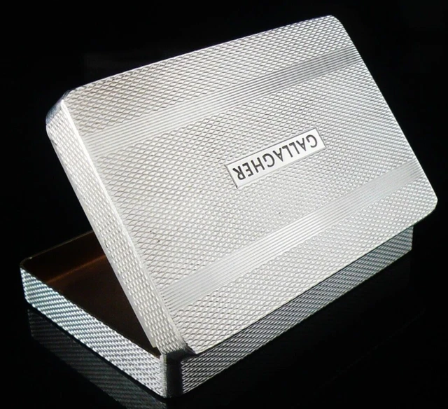 GALLAGHER STERLING SILVER Multi Purpose Box, Peter John Doherty 2005 £ ...