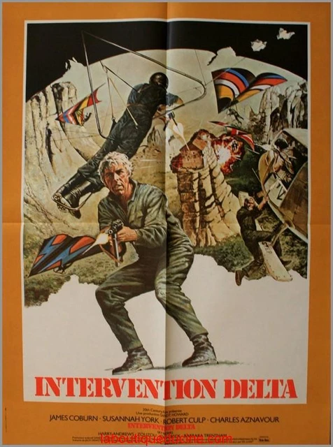 INTERVENTION DELTA AFFICHE Cinéma / Movie Poster CHARLES AZNAVOUR 80x60 ...