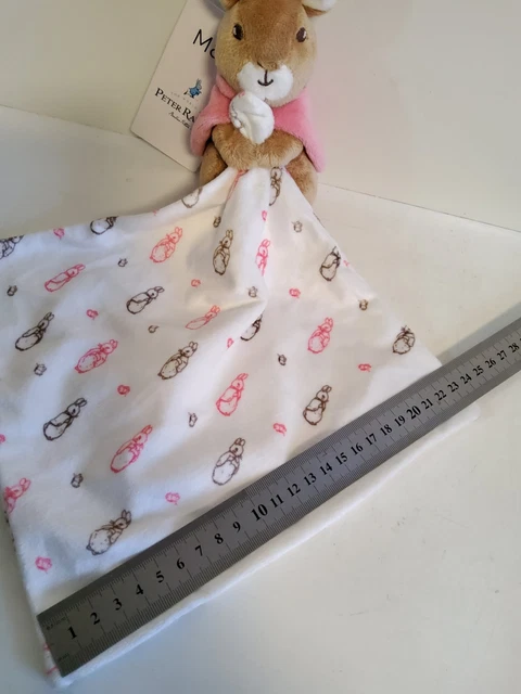 M&S PINK PETER Rabbit Comforter Flopsy Bunny Toy Soother Beatrix Potter ...
