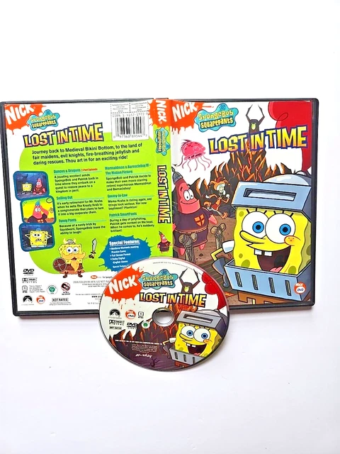 SPONGEBOB SQUAREPANTS: LOST in Time DVD Nickelodeon Kids Family Movie ...