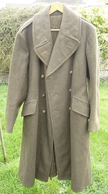 WW2, BRITISH ARMY, Greatcoat, Overcoat, Canadian Pattern, Size 11 ...
