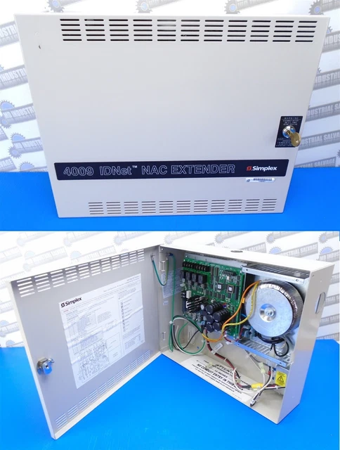 SIMPLEX - 4009-9201 - 4009 IDNet NAC POWER EXTENDER 120VAC 3A & 24VDC ...
