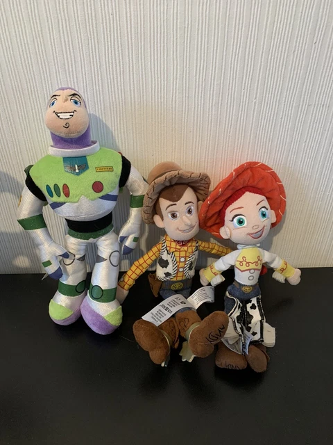 DISNEY PIXAR TOY Story Woody, Buzz Light Year Amd Jessie Plush Bundle £ ...