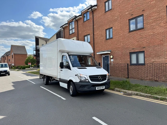 MERCEDES SPRINTER 2018 314 Bluetec Lwb A/C High Roof Luton Van - Euro 6 ...