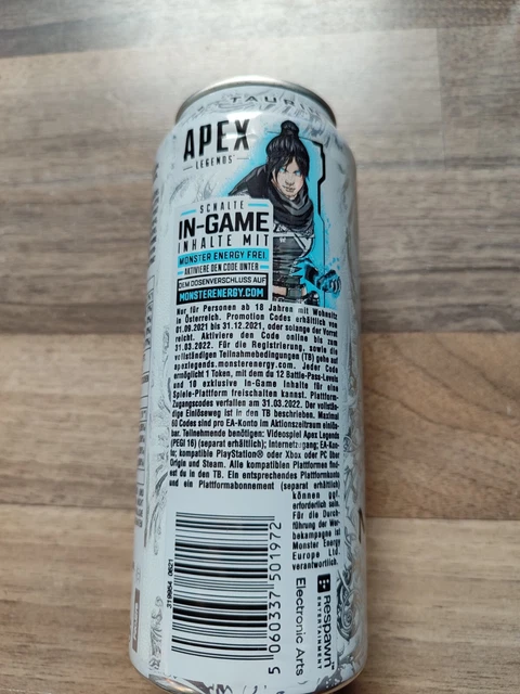 MONSTER ULTRA APEX Legends Energy Drink 500ml Can Can SKU 0621 CP ...