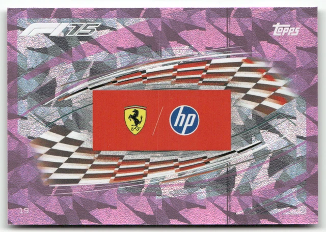 TOPPS F1 TURBO Attax 2025 Formule 1 No. 19 Scuderia Ferrari Logo Équipe ...