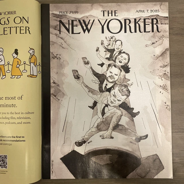 THE NEW YORKER April 7 2025 John Thune, Joan Didion $14.99 - PicClick CA