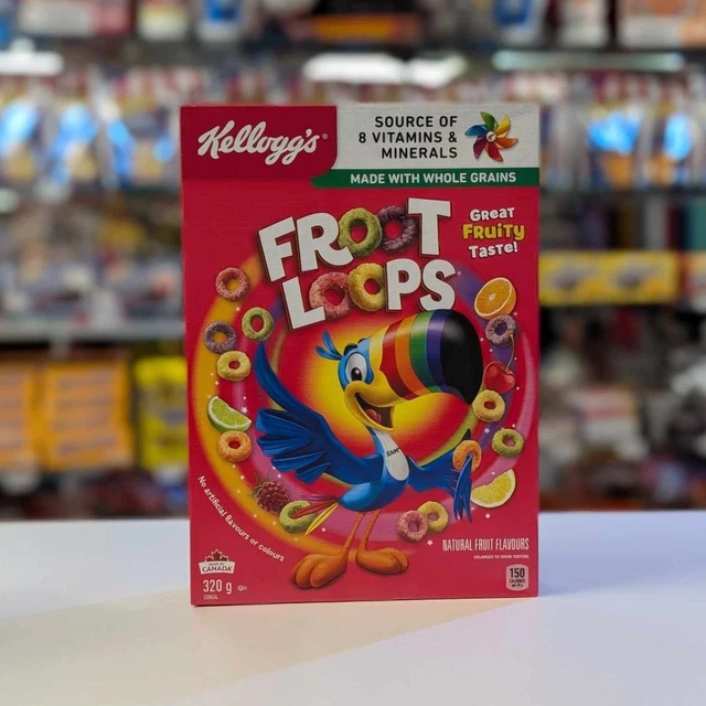 KELLOGGS FROOT LOOPS 320g Canadian Import £12.99 - PicClick UK
