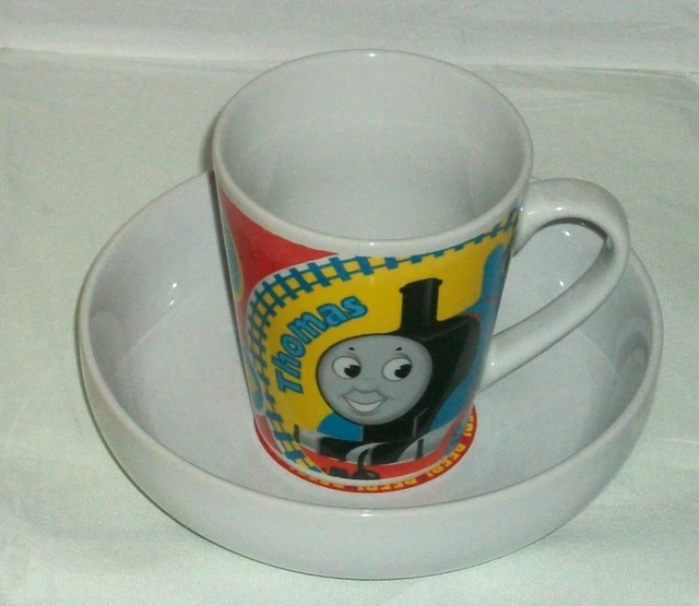 THOMAS THE TANK Engine James and Thomas Mug and Cereal / Breakfast Bowl ...
