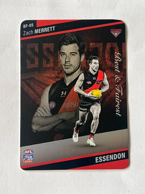 2024 AFL TEAMCOACH Zac Merrett Best & Fairest Silver BF-05 $2.00 ...
