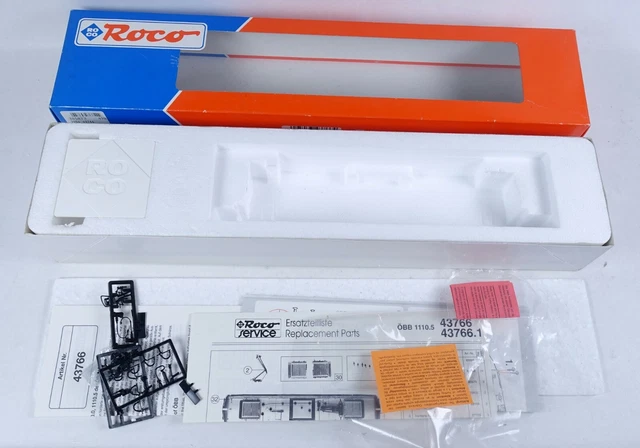ROCO LEERKARTON 43766 E-Lok BR 1110 530-1 ÖBB Leerverpackung OVP empty ...