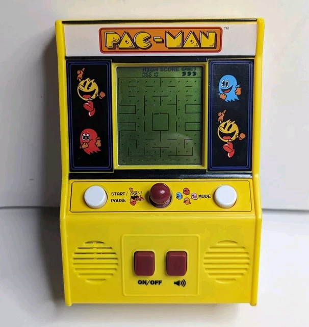 PAC MAN MINIATURE Video Arcade Game Handheld Bandai Namco Mini Retro ...