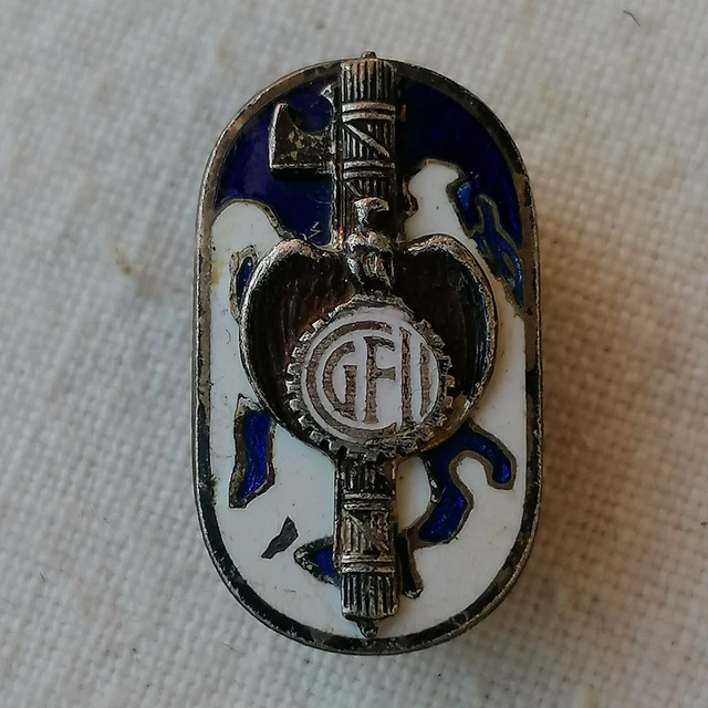 DISTINTIVO ITALIA FASCISTA distintivo fascista ovale PNF fascista in ...