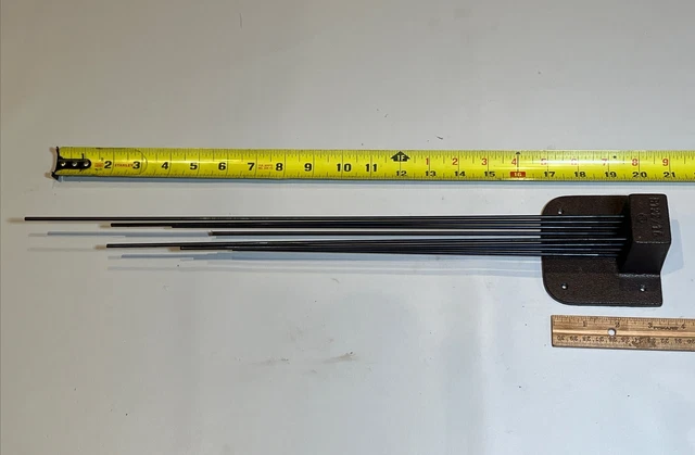 VINTAGE TEMPUS FUGIT Ridgeway Urgos Chime Bar Rod 19 3/8 Grandfather ...