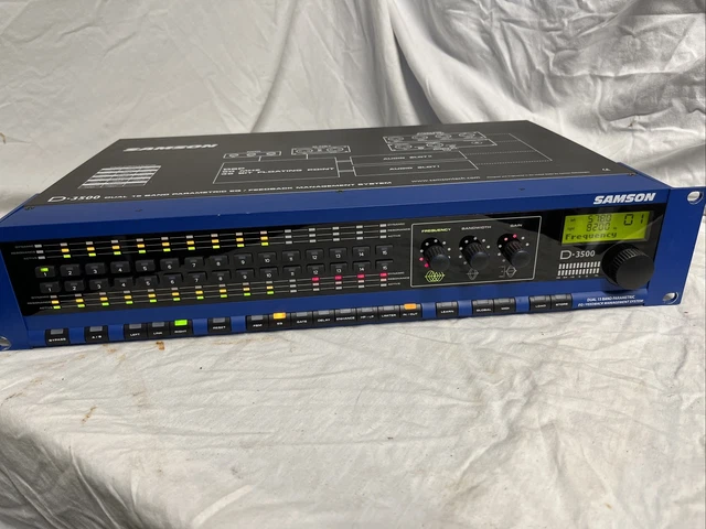 SAMSON D-3500 15-BAND Parametric EQ / Feedback Management System £179. ...