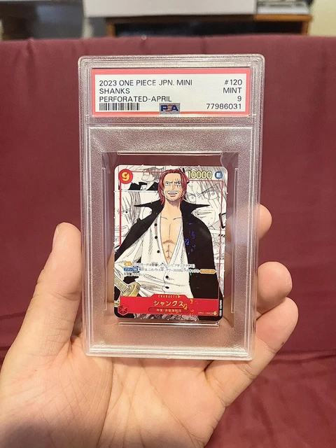 ONE PIECE JPN mini Shanks Manga Alt perforated PSA 9 $199.99 - PicClick